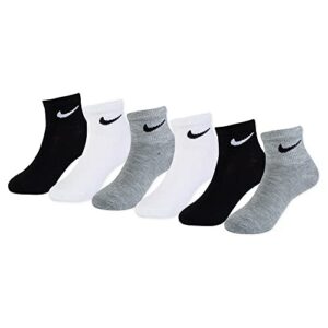 nike toddler anklet socks (6 pairs)7c-10c shoe/ 4-5 sock