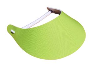 the incredible sunvisor - available in beautiful solid colors, perfect for the summer! (lime)