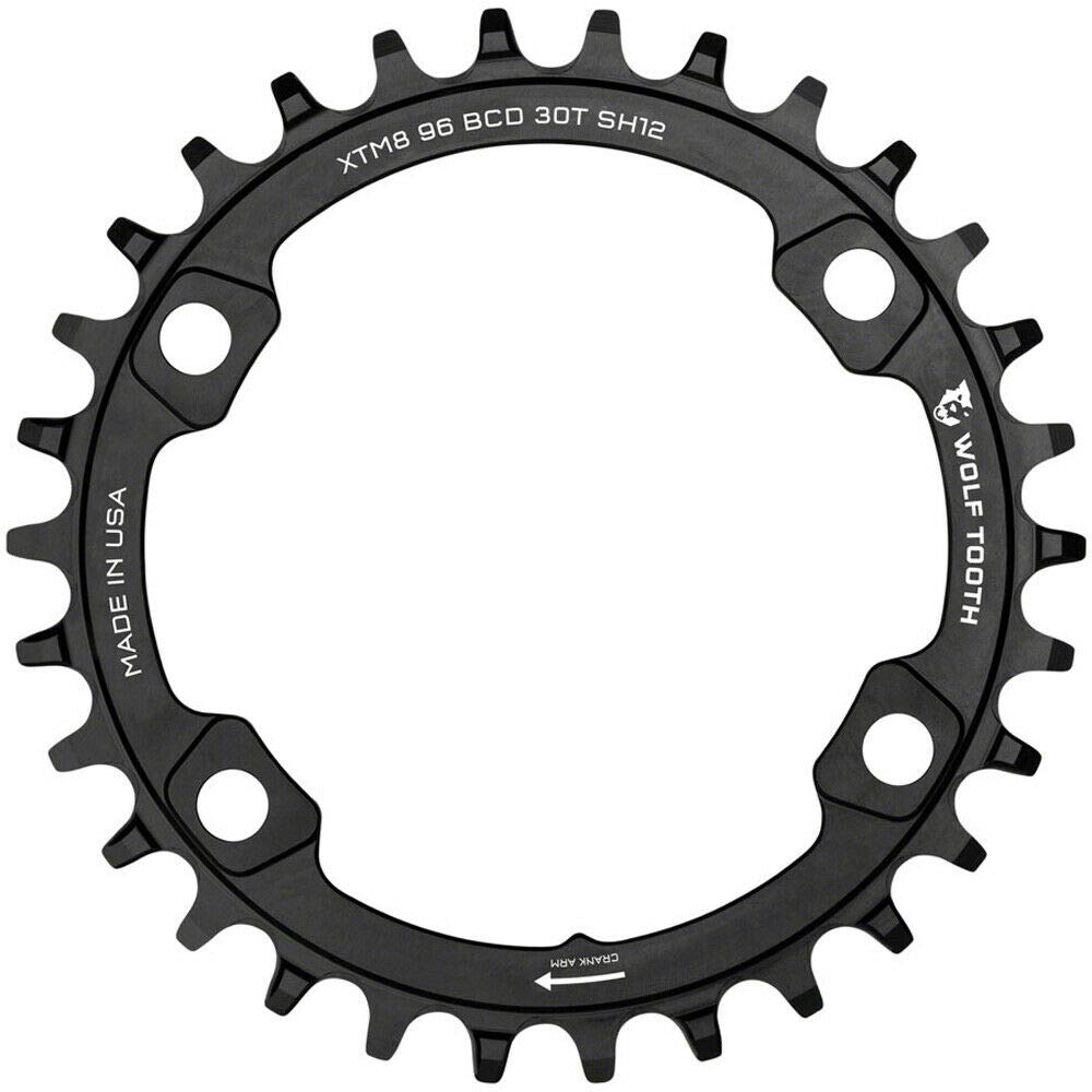 Wolf Tooth Chainrings for Shimano 12-Speed Drivetrains (34, XT M8000)