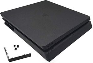 new replacement top upper & bottom cover full housing shell case cover for ps4 slim console black