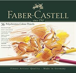 Faber-Castell - Polychromos colour pencil, tin of 36 (110036)