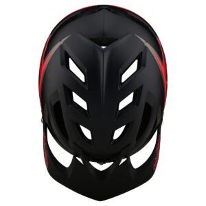 Troy Lee Designs Adult | Trail | All Mountain | Mountain Bike A1 MIPS Classic Helmet - (Black/Red, X-Large/2X-Large)