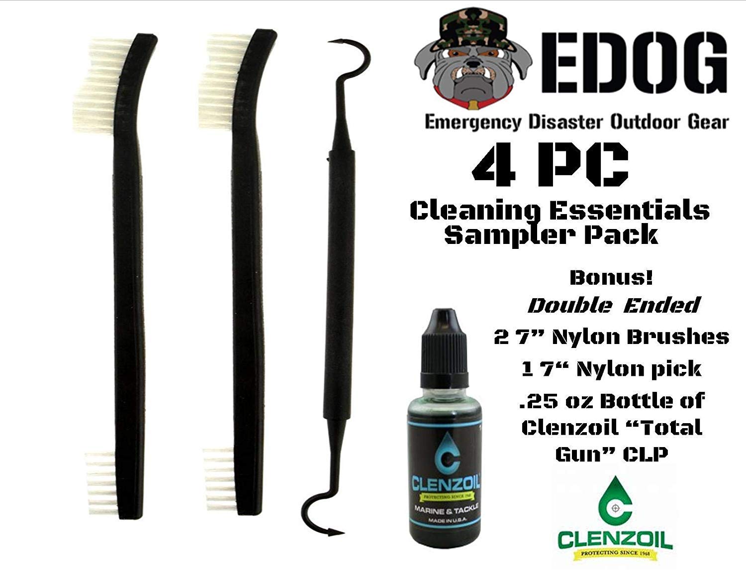 Heckler & Koch VP9 5 PC EDOG Cerus Gear Schematic (Exploded View) Heavy Duty Pistol Cleaning 12x17 Padded Gun-Work Surface Protector Mats Solvent & Oil Resistant & 3 PC Cleaning Essentials & Clenzoil