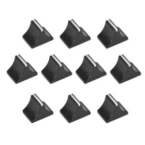 uxcell straight sliding potentiometer push-pull cap for volume tone fader cap stage lighting dimming cap 10pcs