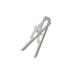 rage broadheads replacement blades for hypodermic nc crossbow – 3 pack, silver, one size (r38205)