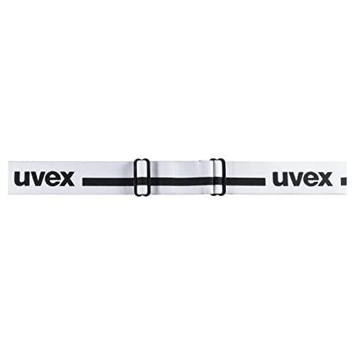 uvex g.gl 3000 LGL, lunettes de ski Adulte unisexe, white mat/lasergold lite-blue, one size