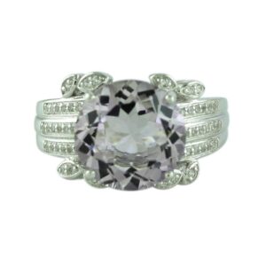 sgl green amethyst 5.45 carat cocktail ring for women 925 sterling silver anniversary wedding jewelry for women