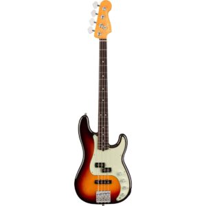 fender american ultra precision bass, ultraburst, rosewood fingerboard