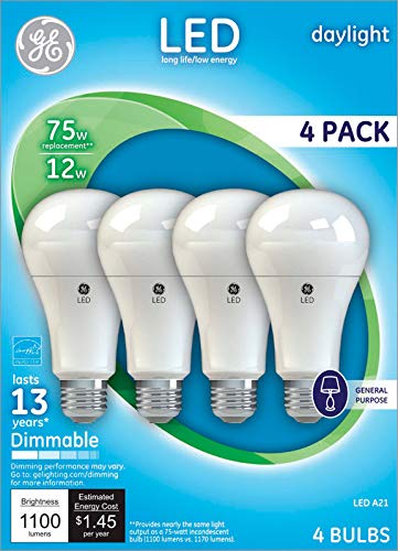 BULB LED 12W DAY 4PK