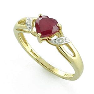 SGL Ruby 1.09 Carat Cocktail 925 Sterling Silver Anniversary Ring for Women Jewelry for Women