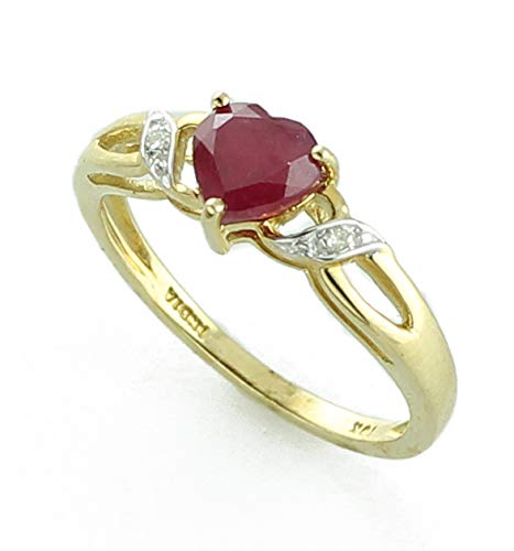 SGL Ruby 1.09 Carat Cocktail 925 Sterling Silver Anniversary Ring for Women Jewelry for Women