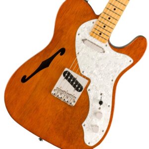 Squier Classic Vibe 60s Thinline Telecaster Electric Guitar, with 2-Year Warranty, Natural, Maple Fingerboard