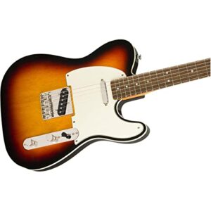 Squier Classic Vibe 60s Custom Telecaster Electric Guitar, with 2-Year Warranty, 3-Color Sunburst, Laurel Fingerboard