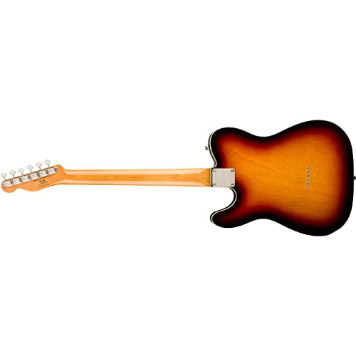 Squier Classic Vibe 60s Custom Telecaster Electric Guitar, with 2-Year Warranty, 3-Color Sunburst, Laurel Fingerboard