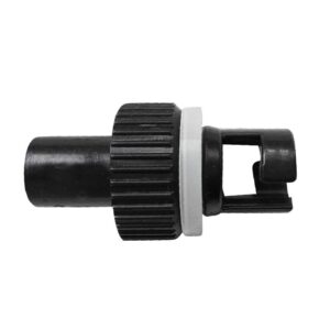 FHelectronic 4 Pieces Air Pump Hose Valve Adapter Black PVC Kayak Inflatable Boat Air Valve HR Hose Adapter Water fit for Boat Kayak Rubber Boats