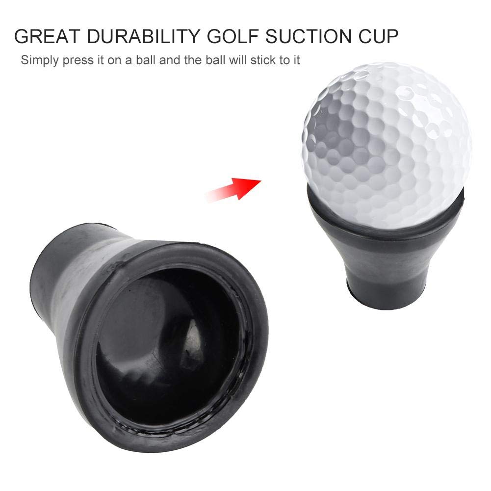 VGEBY1 Golf Ball Claw, Golf Suction Cup Golf Pick Up Cup Golf Ball Retriever for Putter Grips