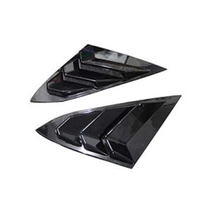 fit for Ford Focus ST RS MK3 Hatchback 2PC 2012 2013 2014 2015 2016 2017 2018 Shiny Black Window Side Louvers Vent