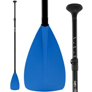 serenelife stand up paddle-board adjustable paddle - adjustable water paddle oar for slsupb125 free-flow inflatable sup stand up water paddle-board prtslsupb125pdl