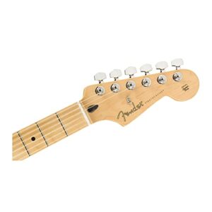 Fender Player Stratocaster SSS Electric Guitar, with 2-Year Warranty, Capri Orange, Maple Fingerboard