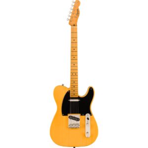 fender squier classic vibe '50s telecaster 6-string electric guitar (right-hand, butterscotch blonde)