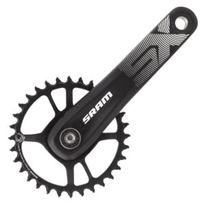 sram sx eagle boost 148 crankset - 170mm, 12-speed, 32t, direct mount, power spline spindle interface, black, a1