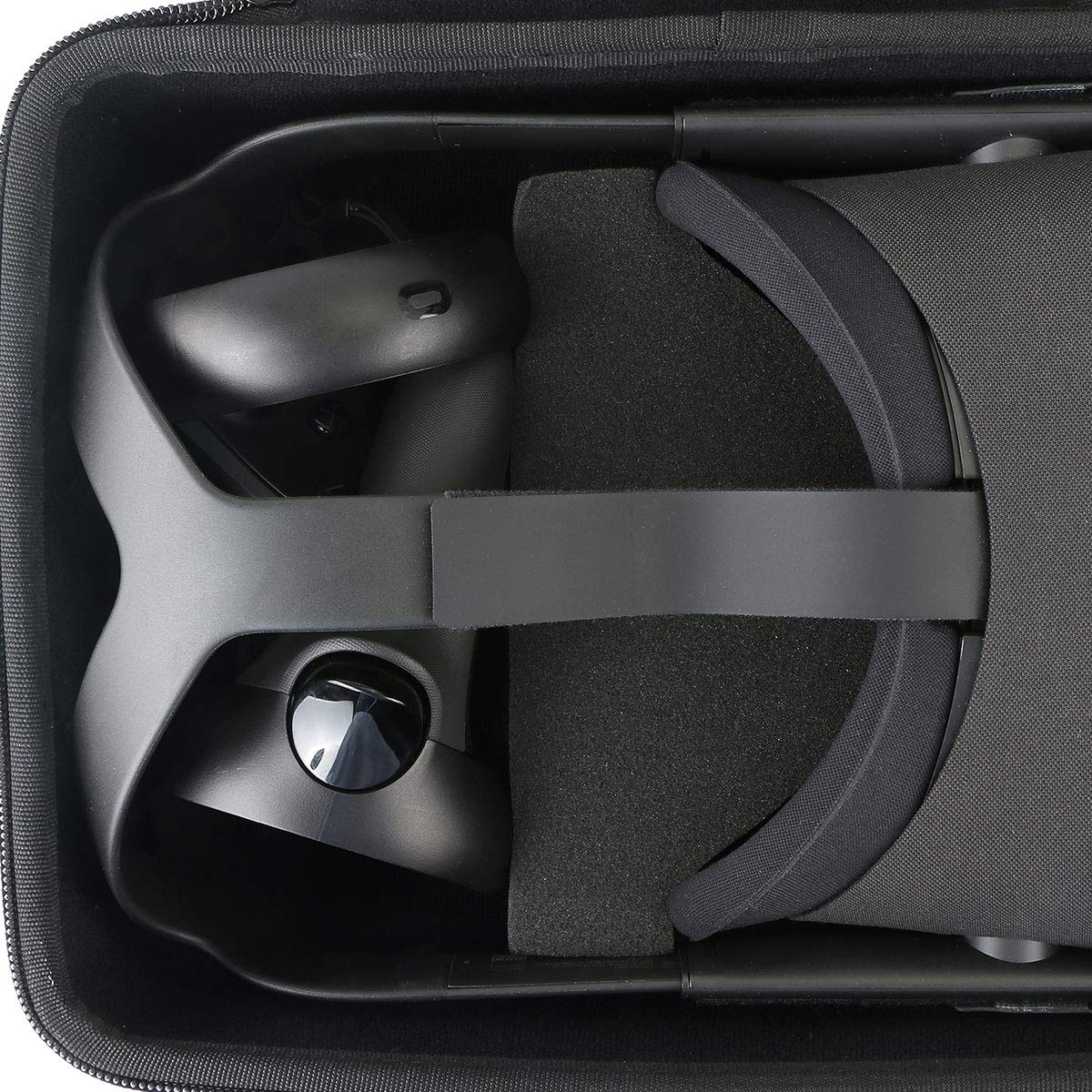 Khanka Hard Travel Case Replacement for Oculus Quest 2/2020 Edition All-in-one 3D VR Gaming Headset (Black)