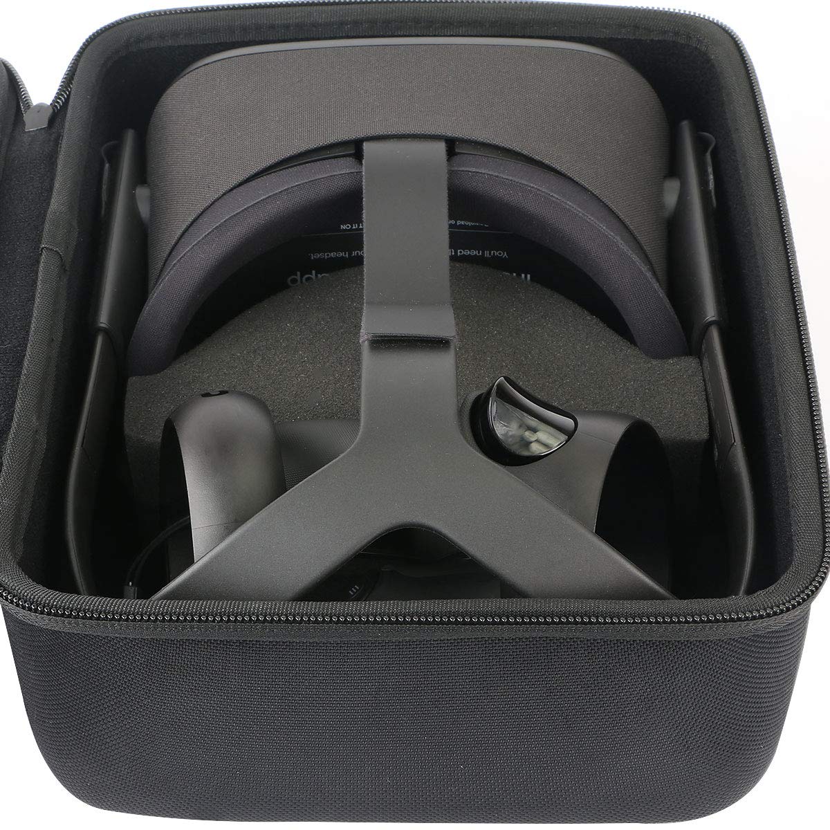 Khanka Hard Travel Case Replacement for Oculus Quest 2/2020 Edition All-in-one 3D VR Gaming Headset (Black)