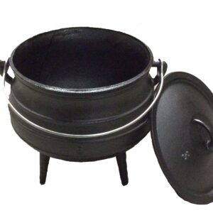 Cuisiland 8.6QT Pre-seasoned Cast Iron Potjie pot