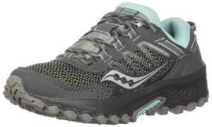 saucony women's versafoam excursion tr13 trail running shoe, cha/blu, 8.5