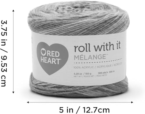 Red Heart Roll with it Melange Catwalk