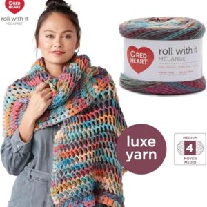 Red Heart Roll with it Melange Catwalk