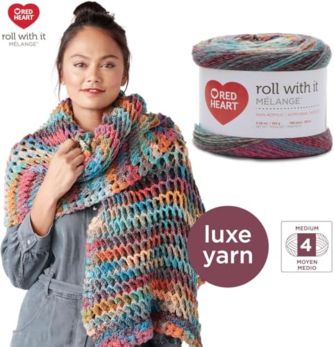 Red Heart Roll with it Melange Catwalk