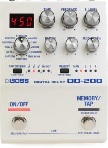 boss dd-200 digital delay pedal