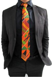 shophaven african kente tie, ankara tie, afrocentric necktie, choir, black history tie, african fabric men accessory