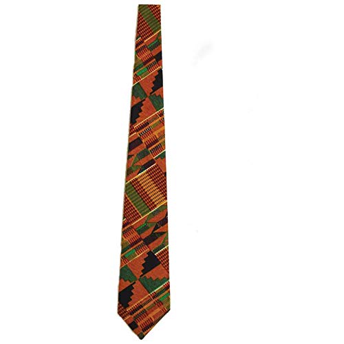 ShopHaven African Kente Tie, Ankara Tie, Afrocentric Necktie, Choir, Black History Tie, African Fabric Men Accessory