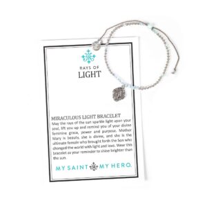 My Saint My Hero - Rays of Light Bracelet - Sterling Silver Beads