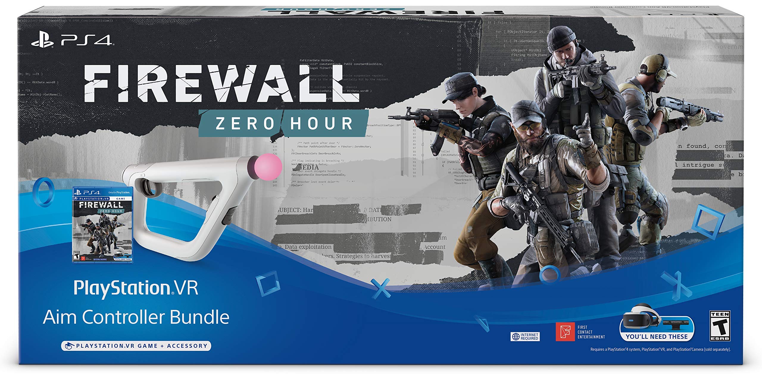 PSVR Aim Controller Firewall Zero Hour Bundle - Playstation VR [Video Game] (Renewed)