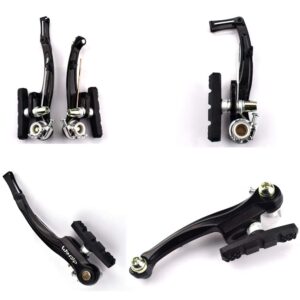 UPANBIKE Road Bike Brake Calipers Alloy V-Brake Calipers Set for Road Bicycle Mountain Bike 1 Pair (Front+Rear)