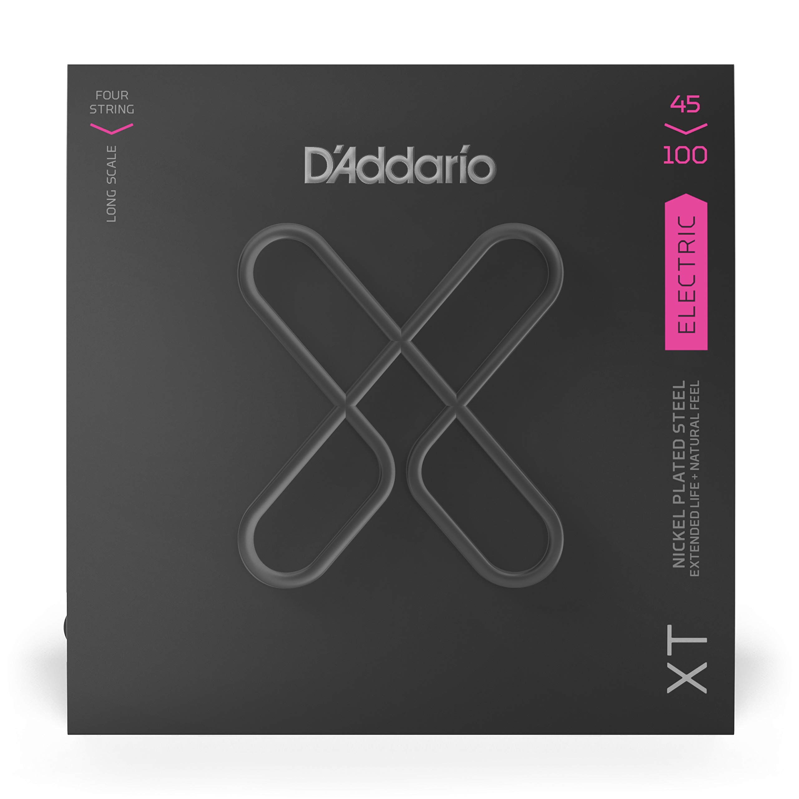 D'Addario XT Coated Bass Strings - Electric Bass Guitar Strings - 4-String, Regular Light, 45-100