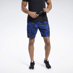 Reebok Workout Ready Printed Short, Cobalt, XX-Large