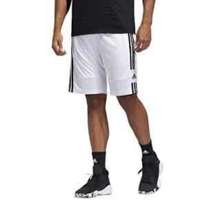 adidas men's 3g speed x shorts, white/black/black, x-large