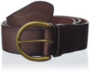 frye women's 40mm leather belt, brown campus, large