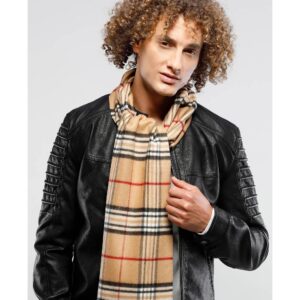 Fraas Cashmink Scarf for Men & Women - Plaid or Solid Color - Warm & Softer than cashmere - Made in Germany - 12x71in