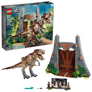 lego jurassic world jurassic park: t. rex rampage 75936 building kit (3120 pieces)