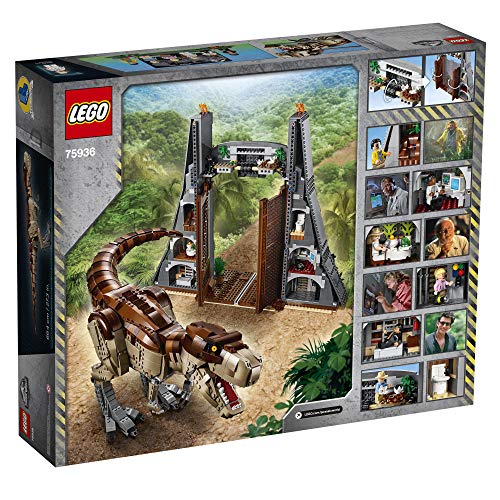 LEGO Jurassic World Jurassic Park: T. rex Rampage 75936 Building Kit (3120 Pieces)