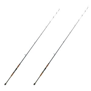 eatmytackle dolphin dominator spinning rod | saltwater fishing rod (20-30lb. slow/moderate action, 7ft. 2 pack)