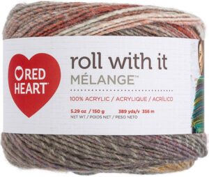 red heart roll with it melange theater