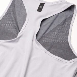 Reebok United by Fitness Activchill Vent Tank, Sterling Grey, 2XS