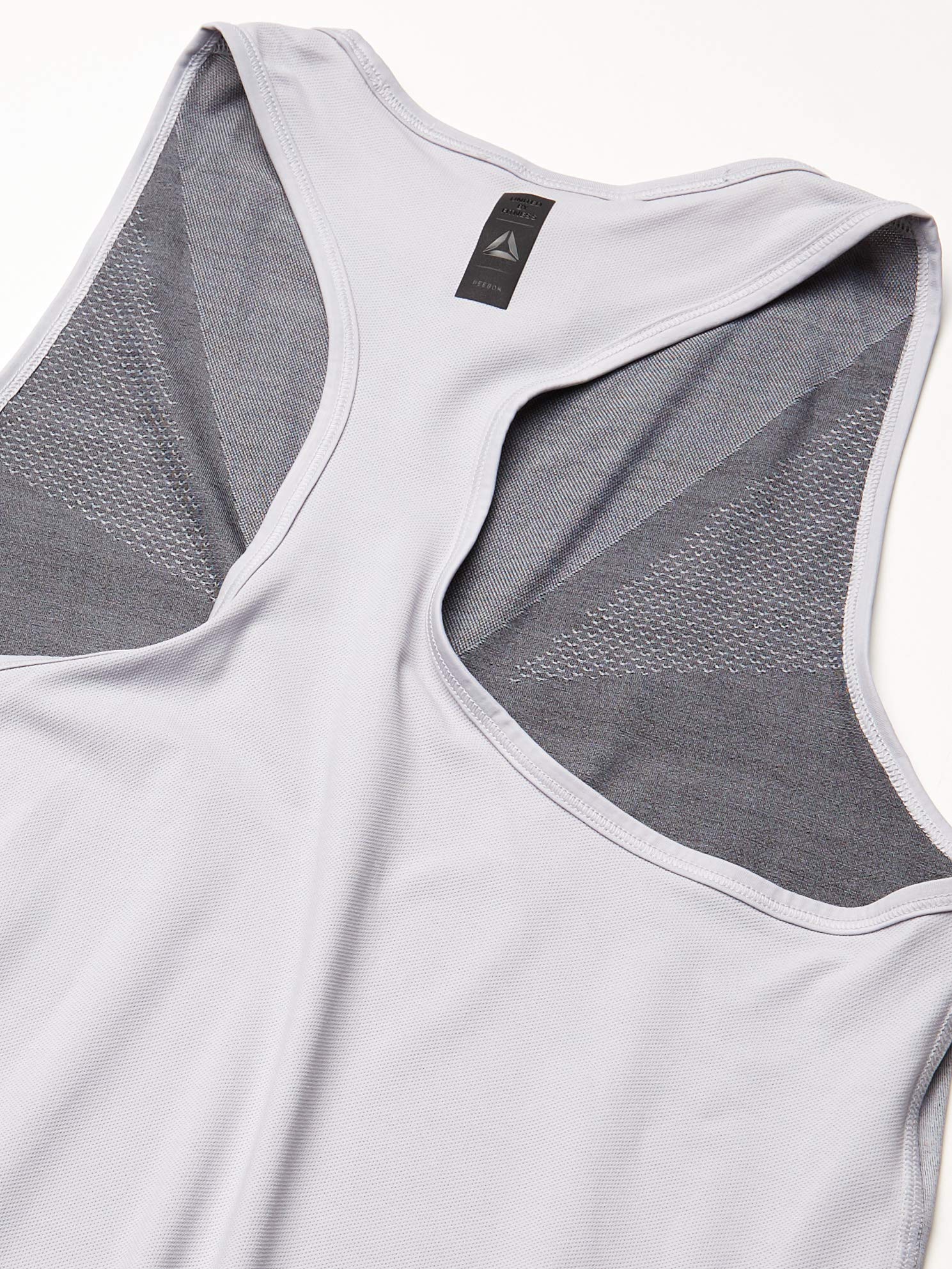 Reebok United by Fitness Activchill Vent Tank, Sterling Grey, 2XS