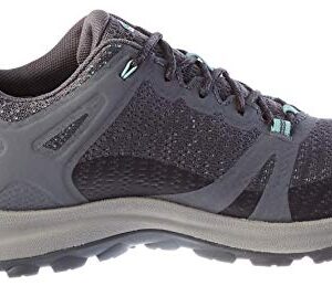 KEEN Women's Terradora 2 Waterproof Low Height Hiking Shoes, Steel Grey/Ocean Wave, 8.5